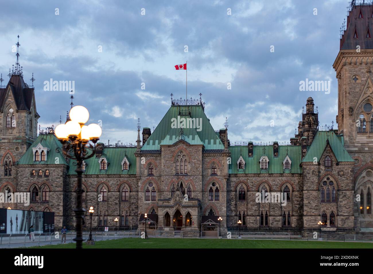 Ottawa, Canada - May 16, 2024: Parliament Hill, East Block building ...
