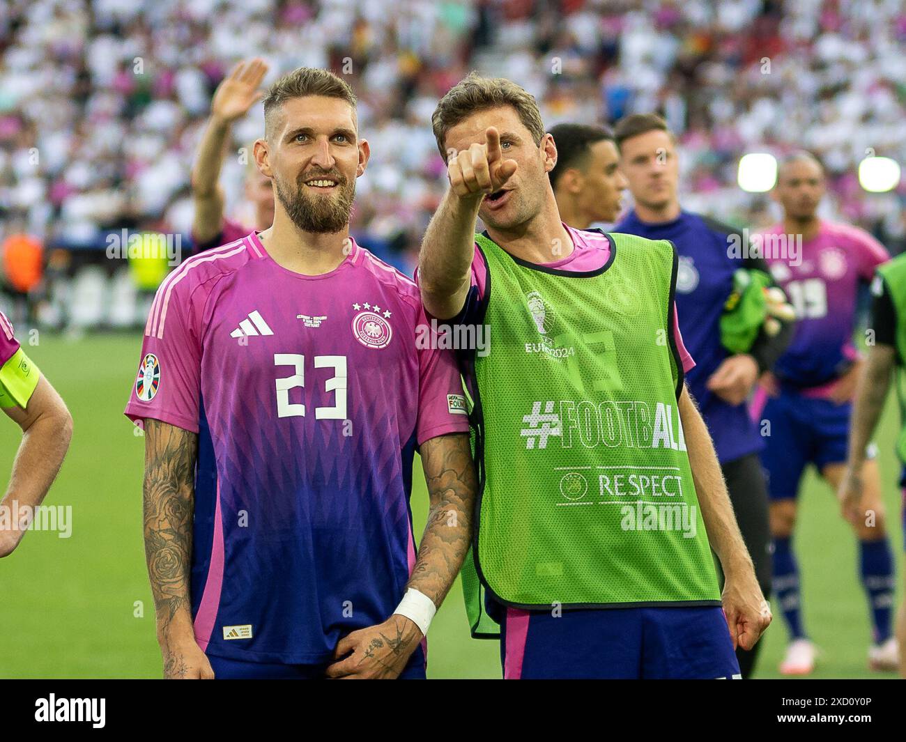Robert Andrich (Deutschland #23), Thomas Mueller (Deutschland #13), GER ...