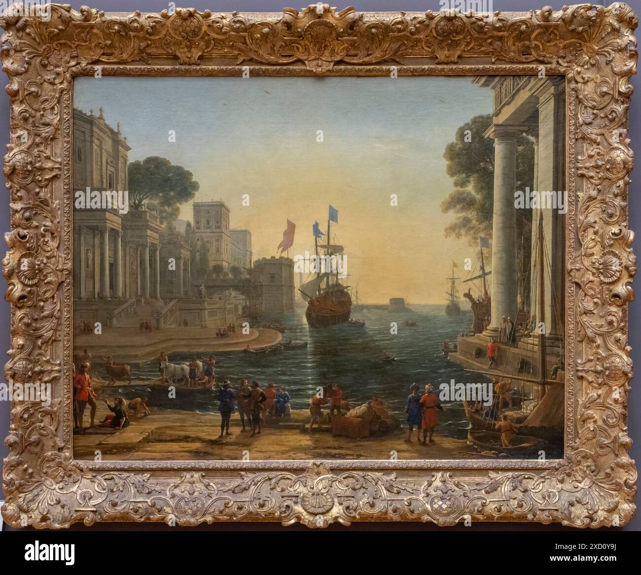 Paris, France - 06 14 2024: Le Louvre Museum. Ulysses Returning ...