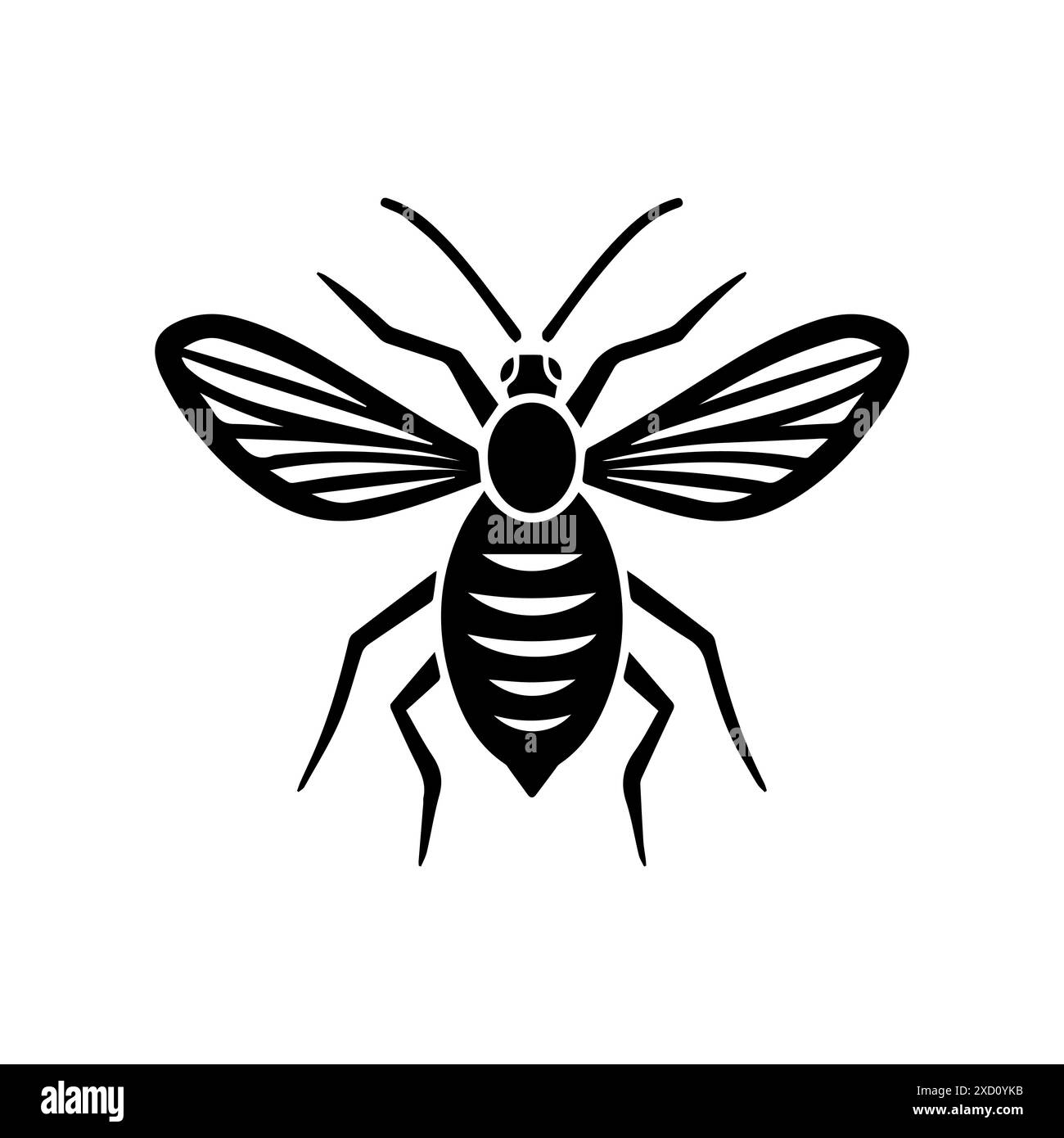 insect logo or modern line icon. Vector line art and icon design with ...