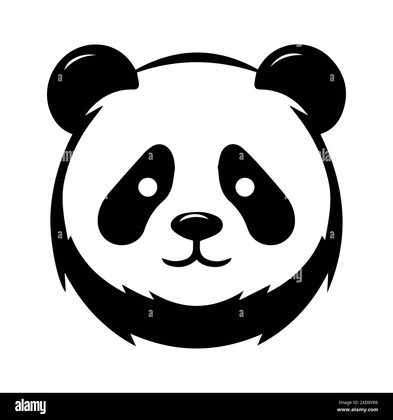 Panda pixel art Black and White Stock Photos & Images - Alamy