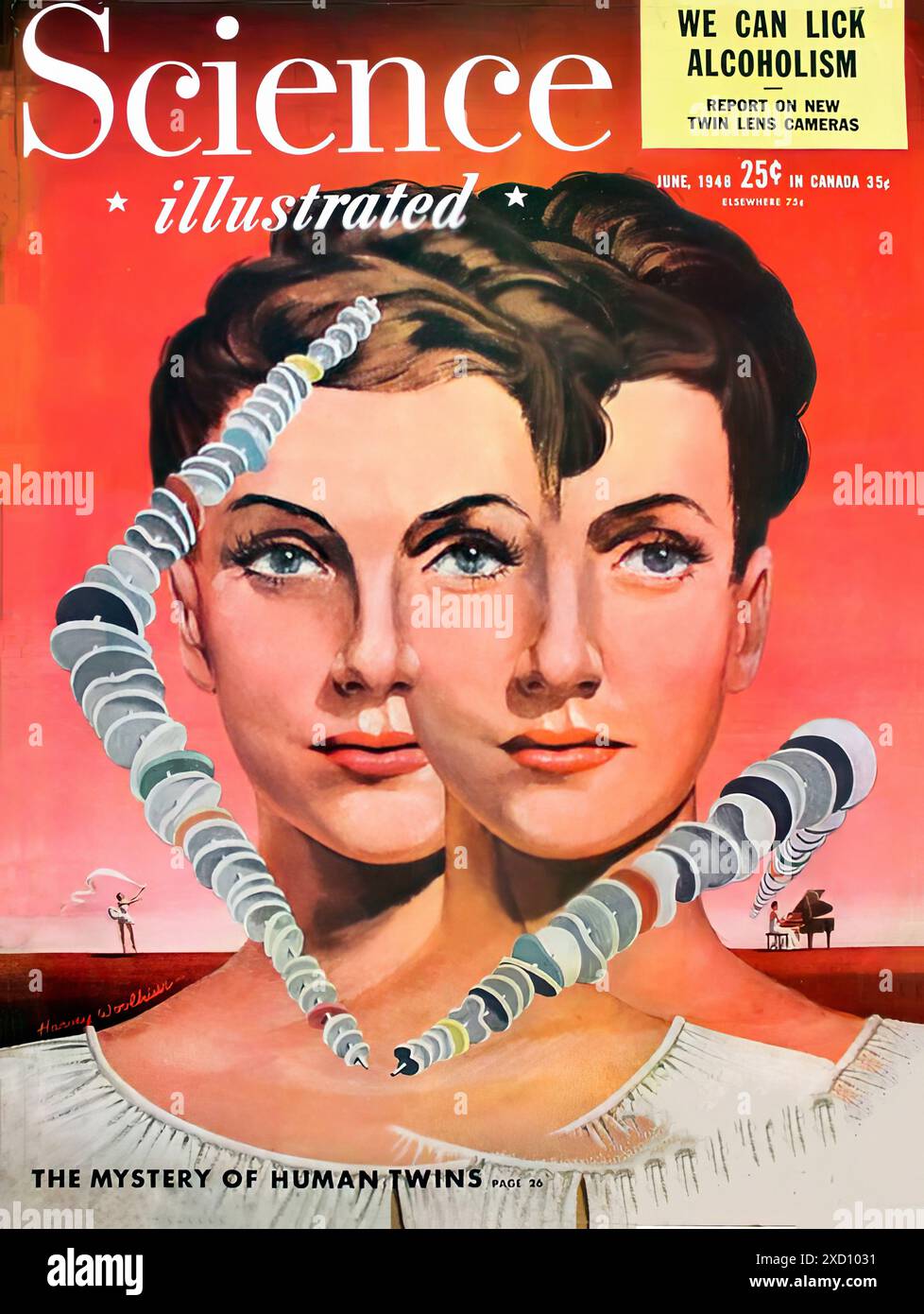 Science Illustrated, June 1, 1948. - Vintage Print Poster Stock Photo - Alamy