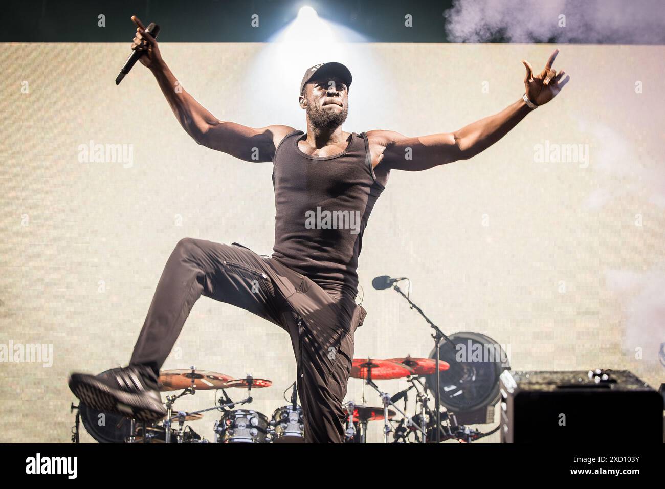 Stormzy performing live in Oslo on 15 June 2024 Stock Photo - Alamy