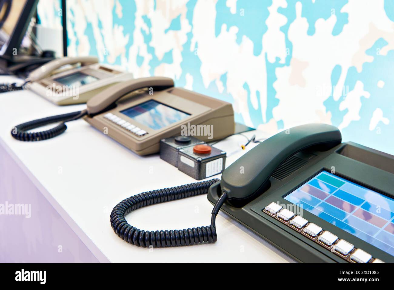 Operational dispatching voice communication terminal on exhibition ...