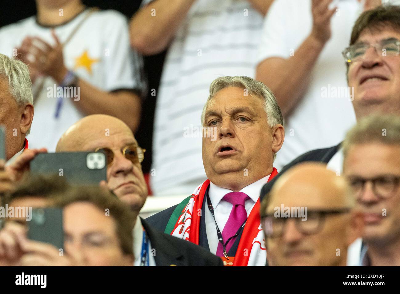 Viktor Orbán, GER, Germany (GER) vs. Ungarn (HUN), Fussball Europameisterschaft, UEFA EURO 2024 ...