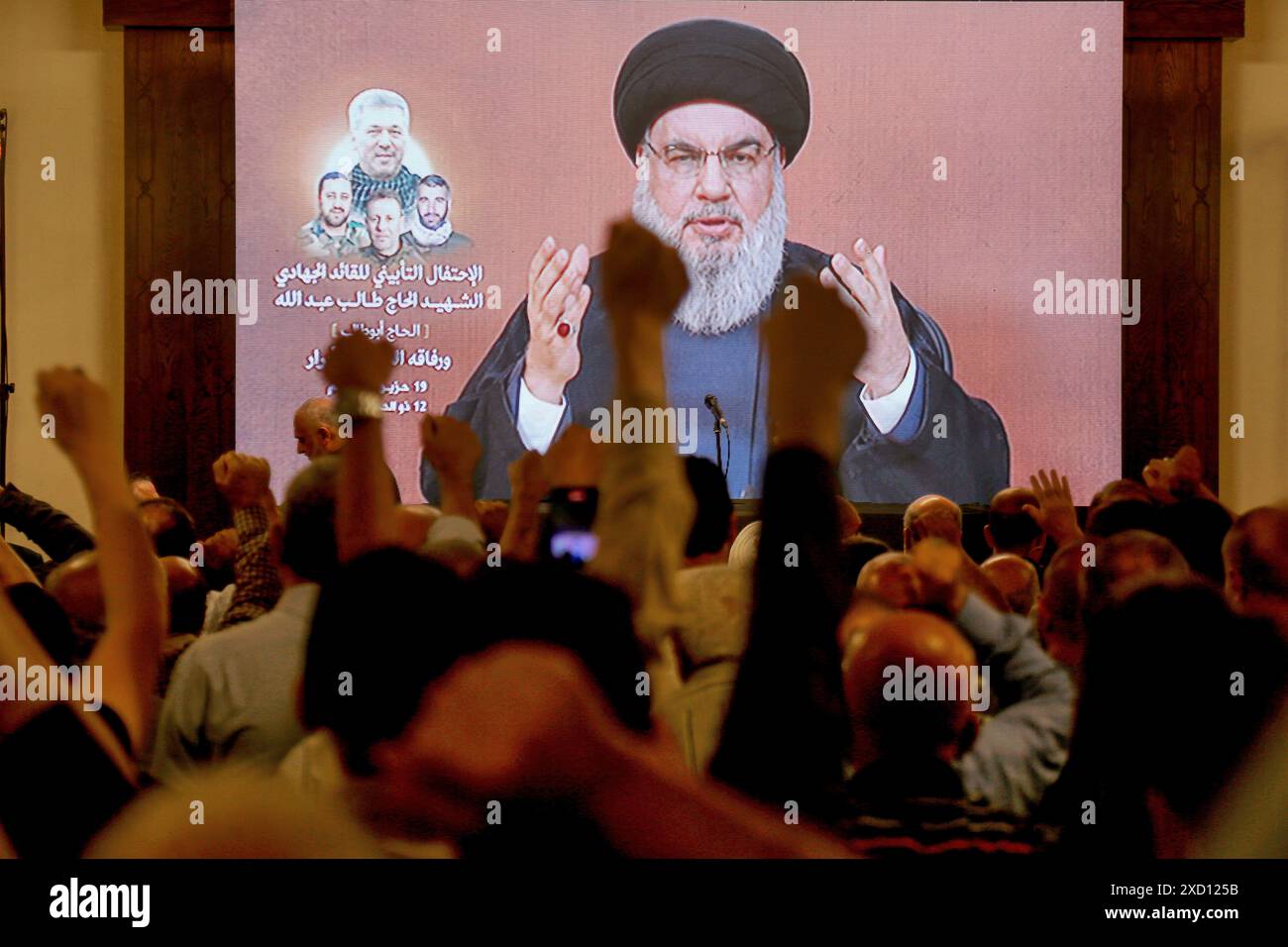 Beirut, Beirut, Lebanon. 19th June, 2024. Pro-Iranian Hezbollah ...