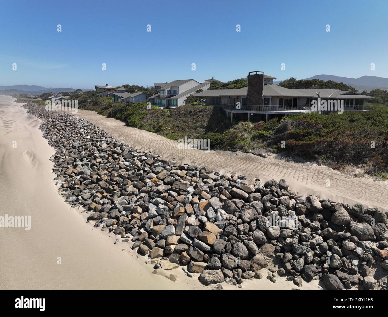 Beach erosion, mitigation,restoration and riprap construction at ...
