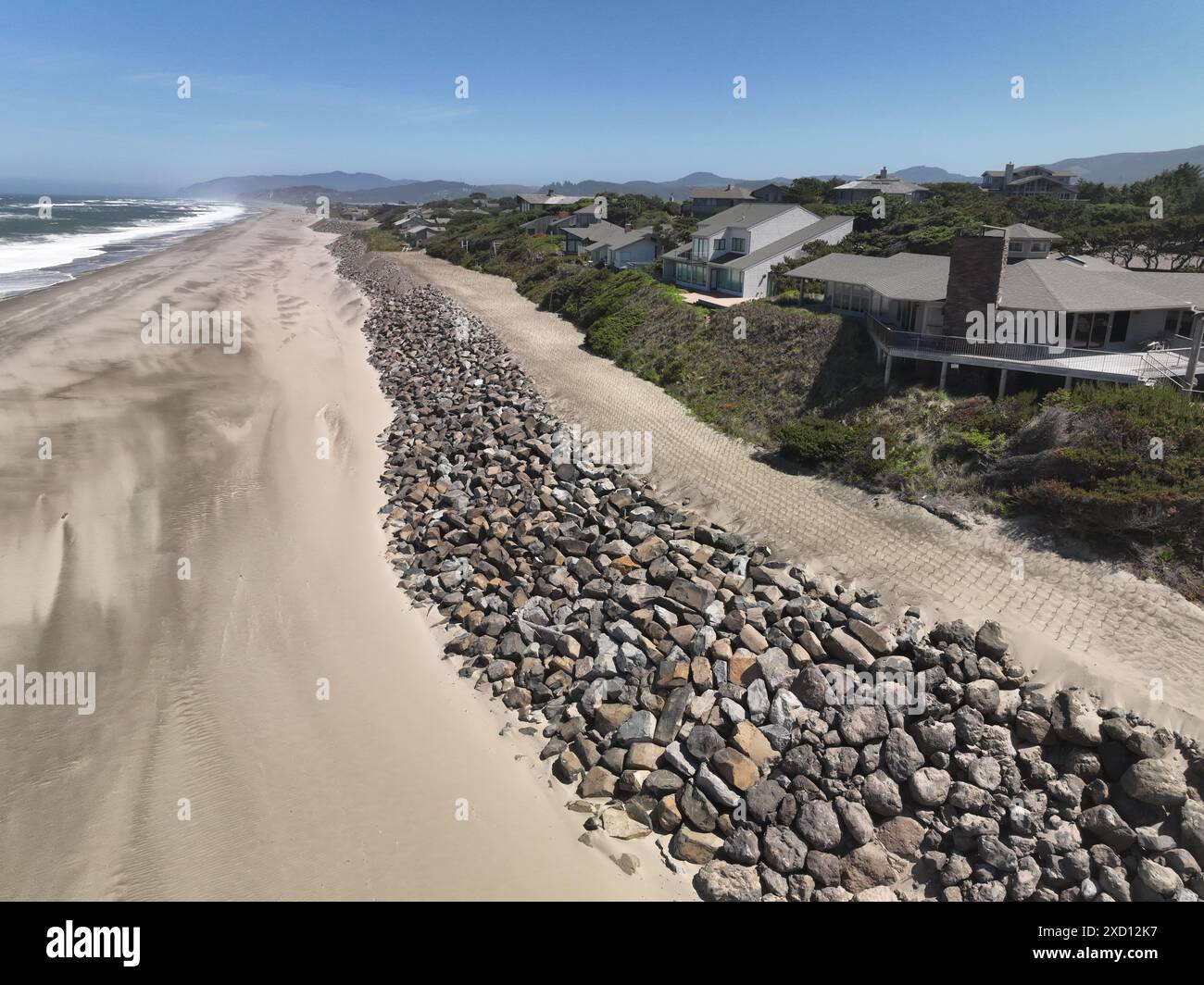 Beach erosion, mitigation,restoration and riprap construction at ...