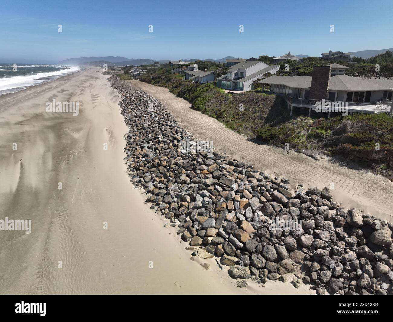 Beach erosion, mitigation,restoration and riprap construction at ...