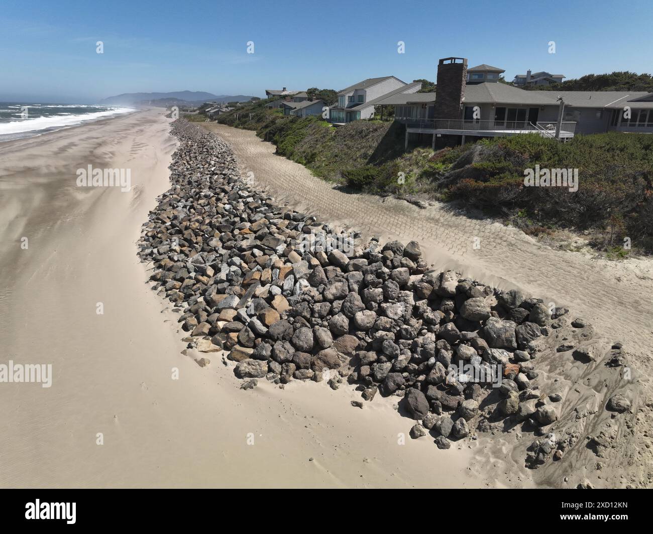 Beach erosion, mitigation,restoration and riprap construction at ...