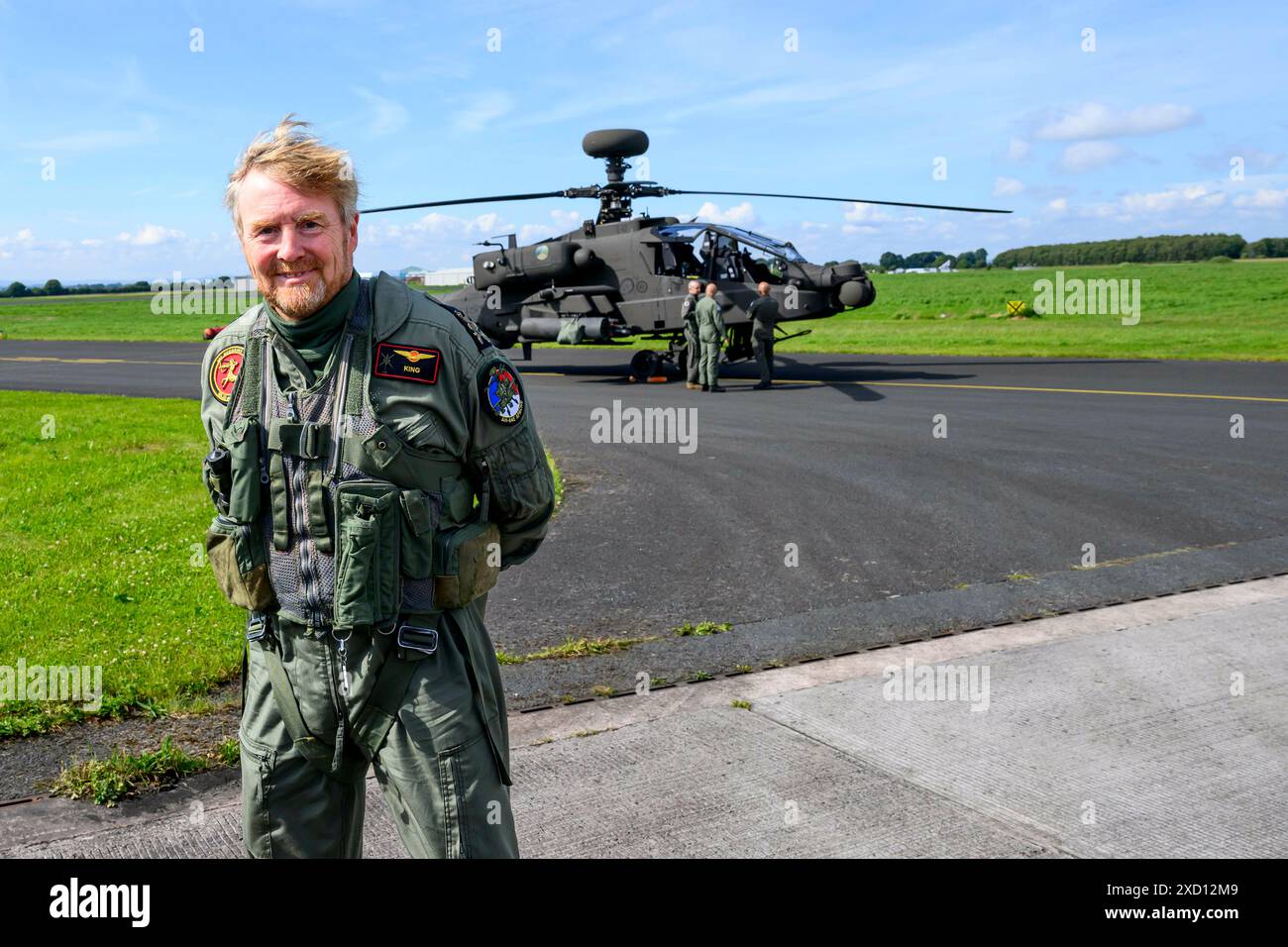 King Willem-Alexander of The Netherlands at the Carlisle Airport in ...
