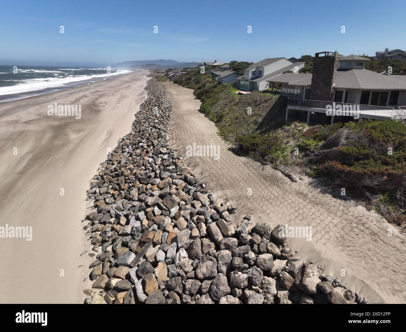 Beach erosion, mitigation,restoration and riprap construction at ...