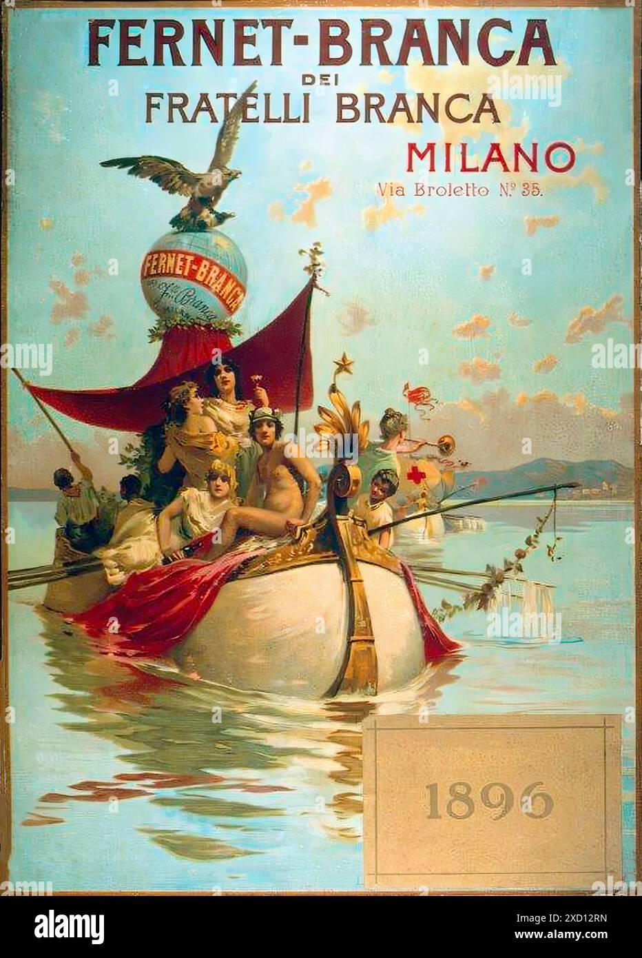 Fernet Branca Fratelli Branca Milano 1896. - Vintage Advertising Print ...