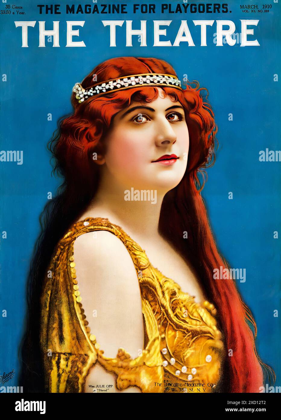 Miss Julie Opp in Herod , The Theatre Magazine, March 1910 - Vintage ...