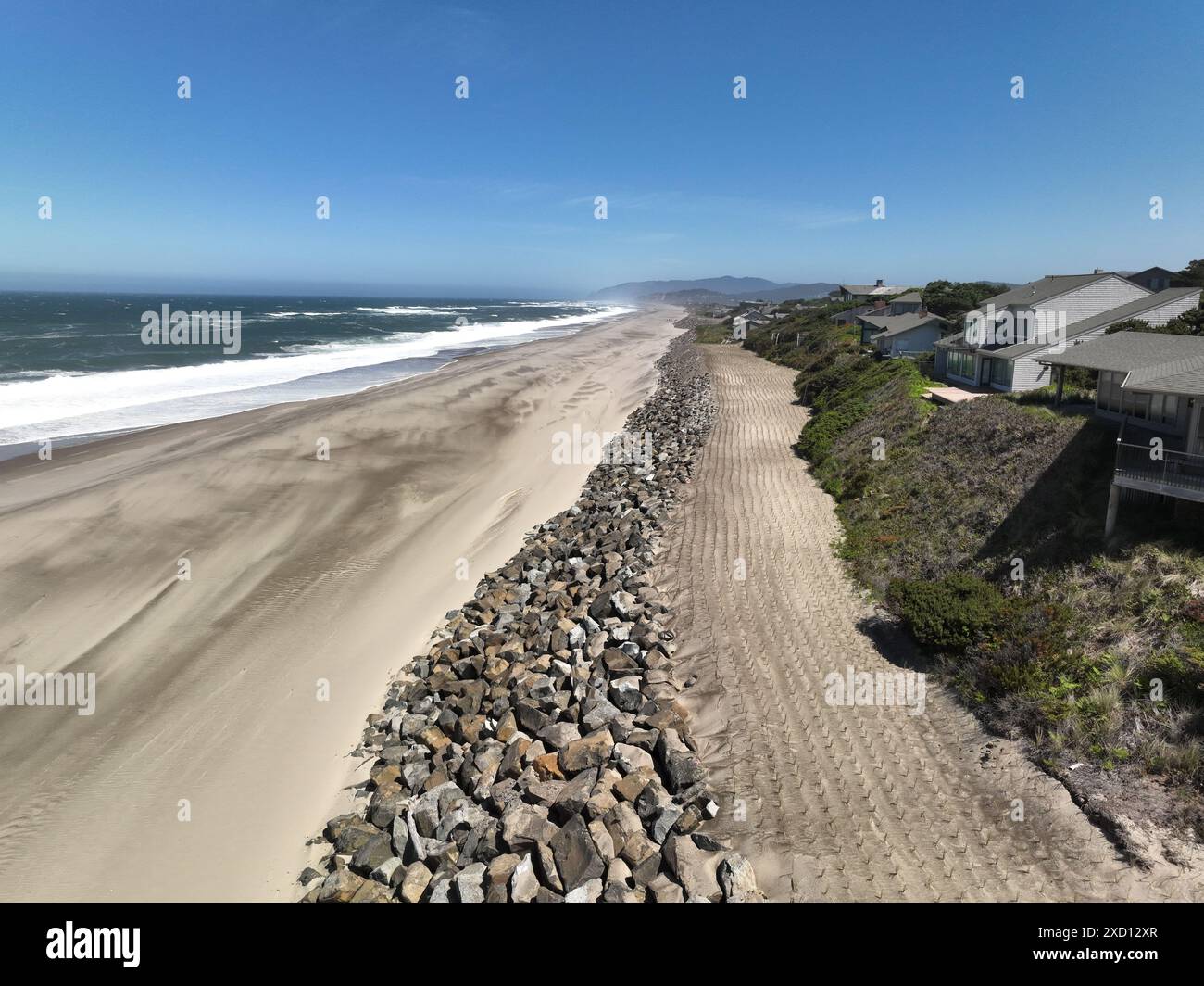 Beach erosion, mitigation,restoration and riprap construction at ...