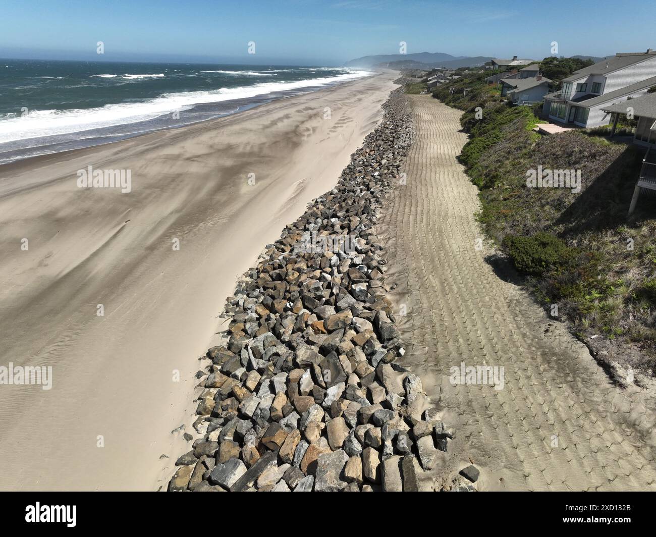 Beach erosion, mitigation,restoration and riprap construction at ...