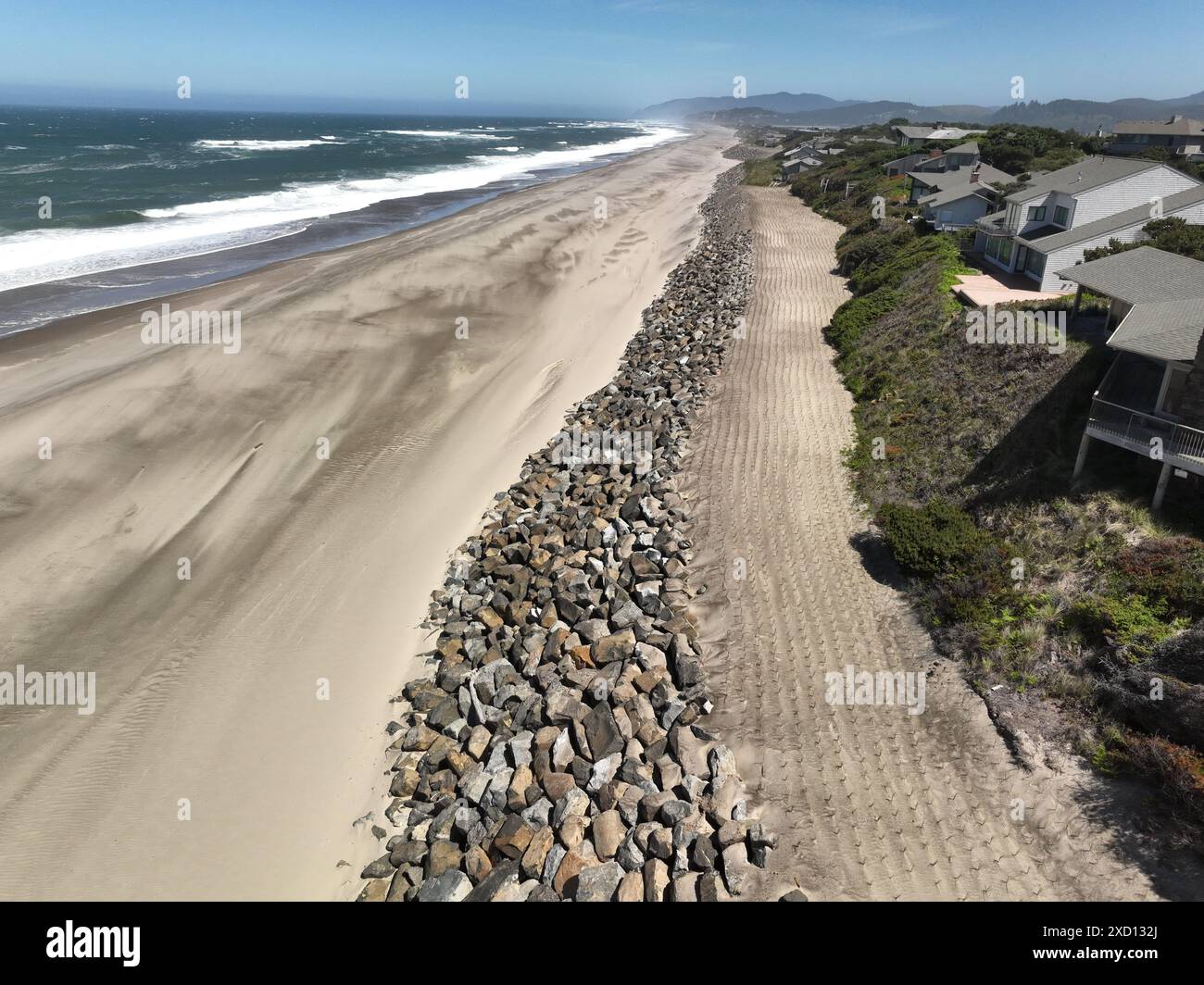 Beach erosion, mitigation,restoration and riprap construction at ...