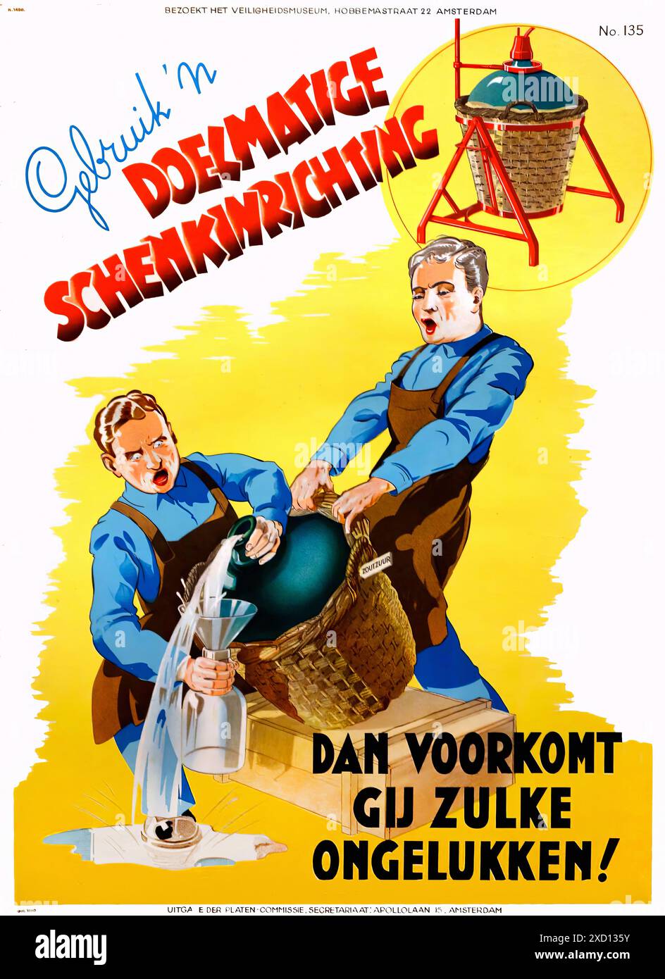 Nº 135. Gebruik 'n Doelmatige Schenkinrichting Dan voorkomt Gij Zulke ...