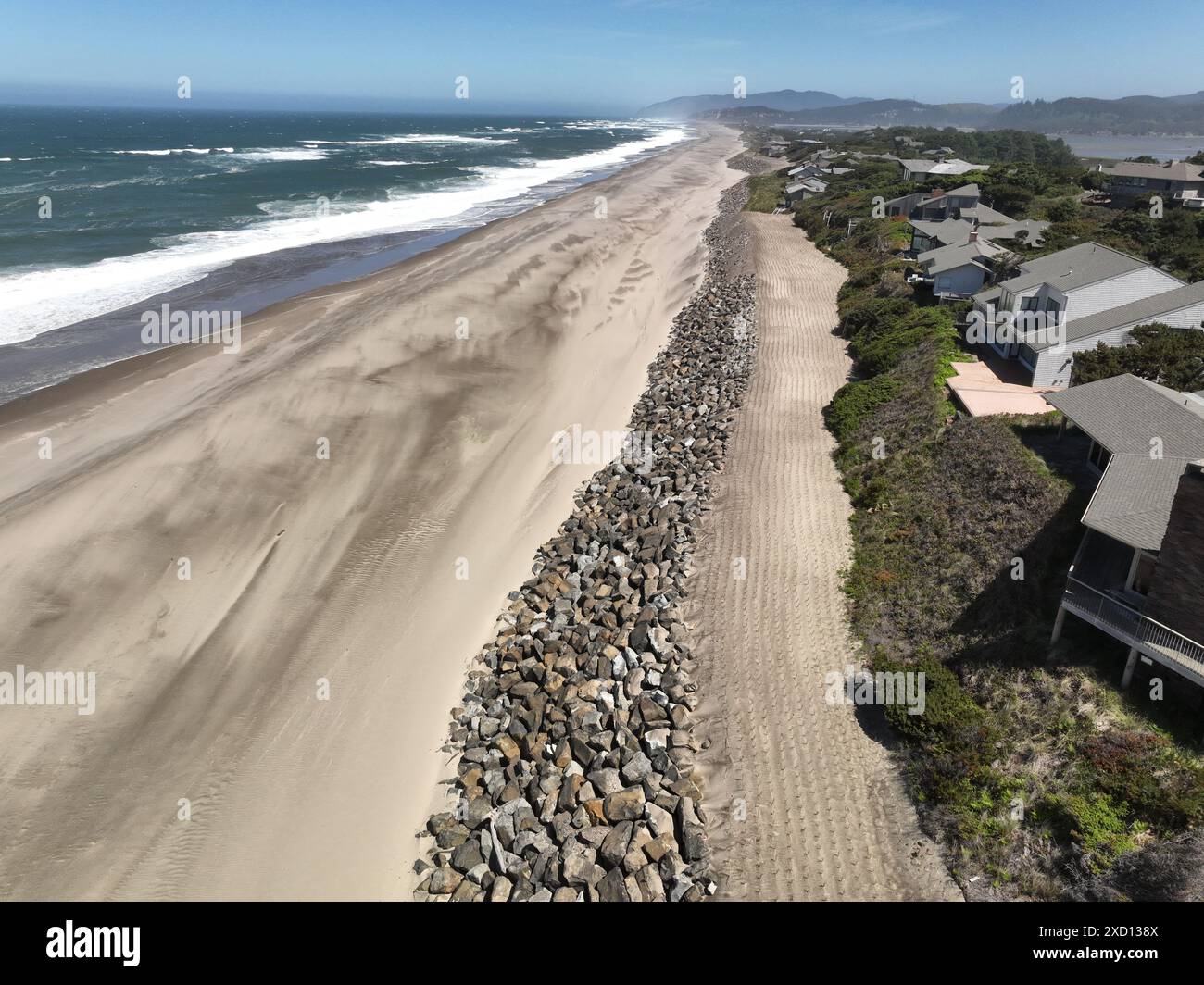 Beach erosion, mitigation,restoration and riprap construction at ...