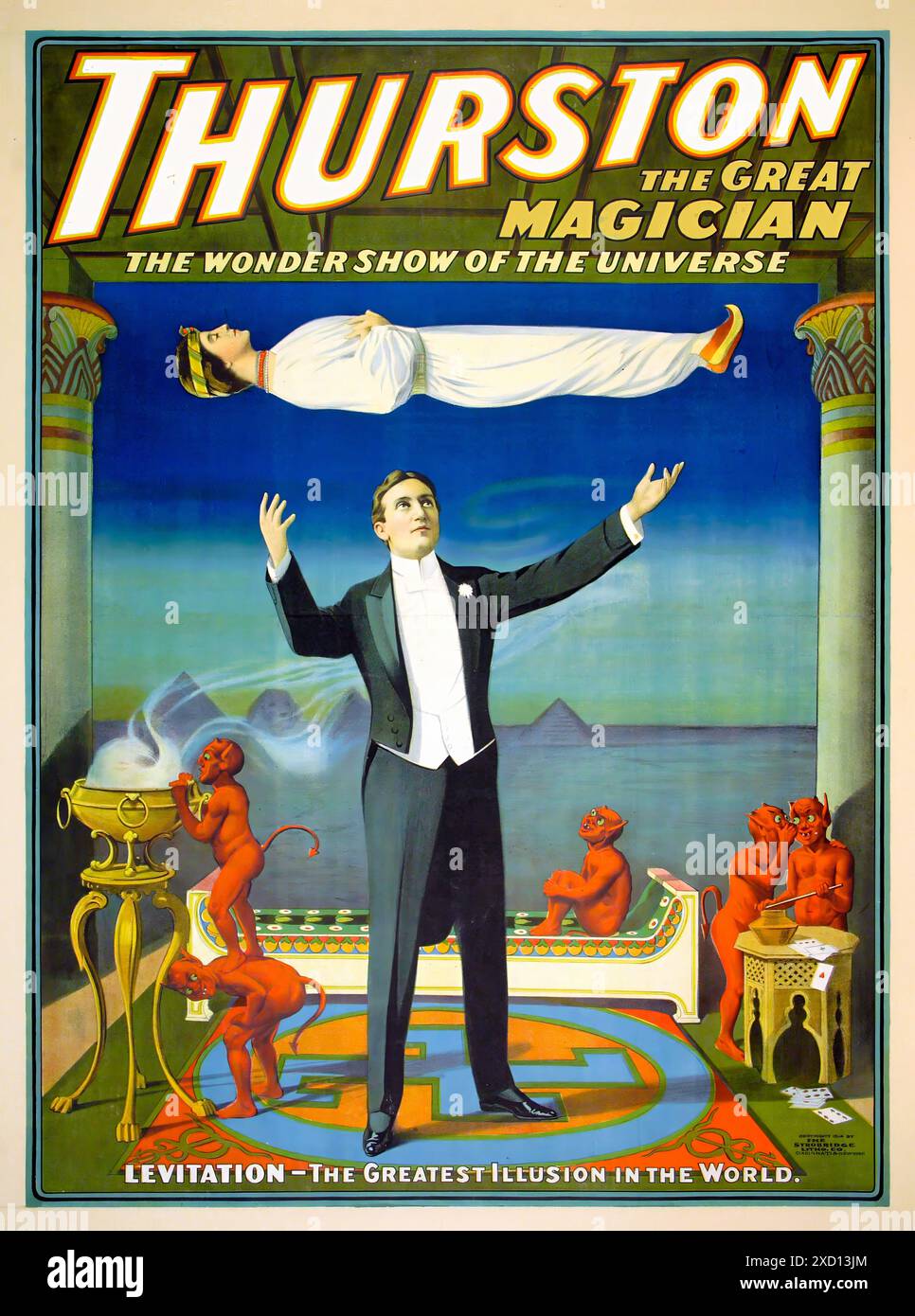 Thurston magician vintage poster hi-res stock photography and images ...