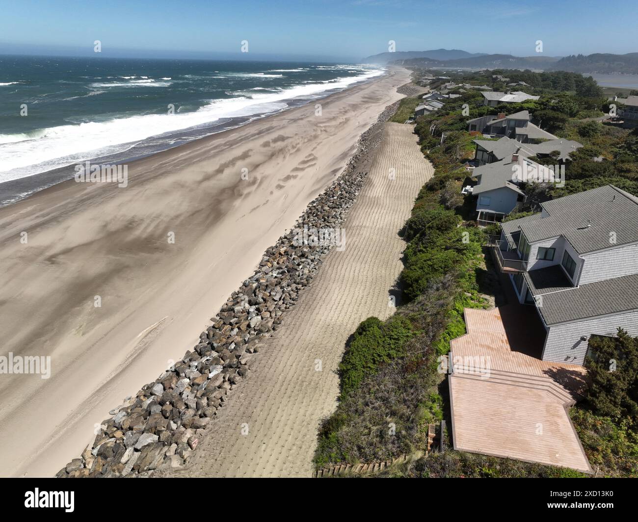 Beach erosion, mitigation,restoration and riprap construction at ...