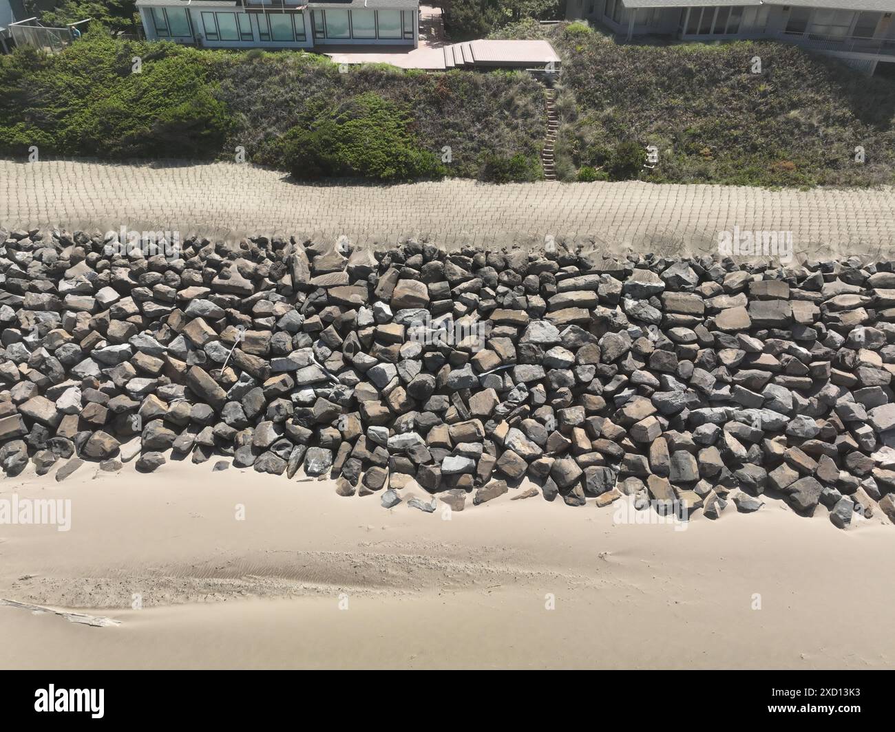 Beach erosion, mitigation,restoration and riprap construction at ...