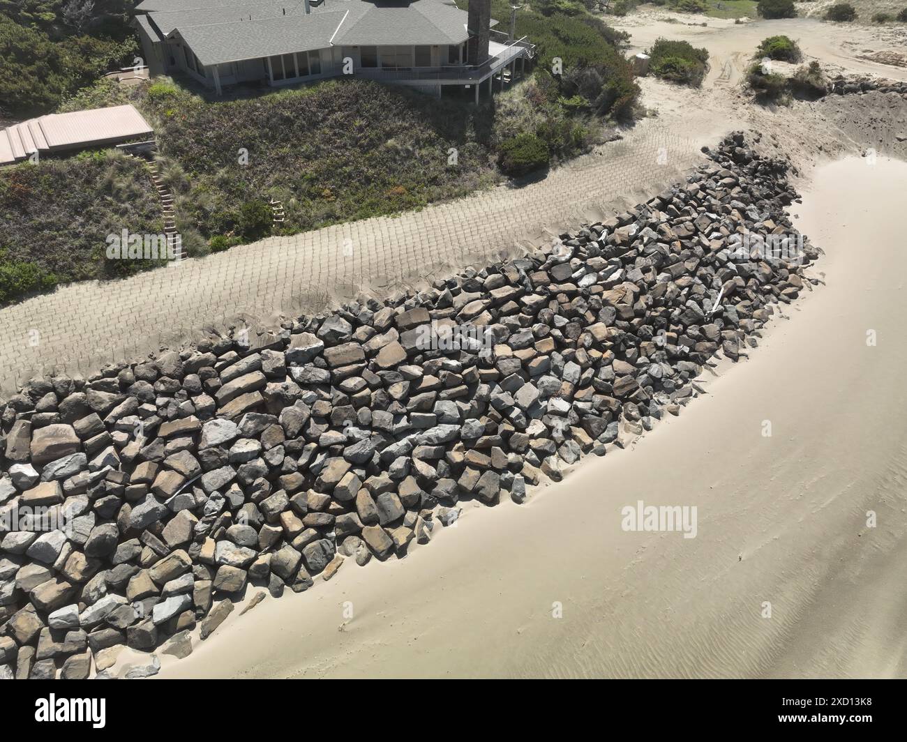 Beach erosion, mitigation,restoration and riprap construction at ...