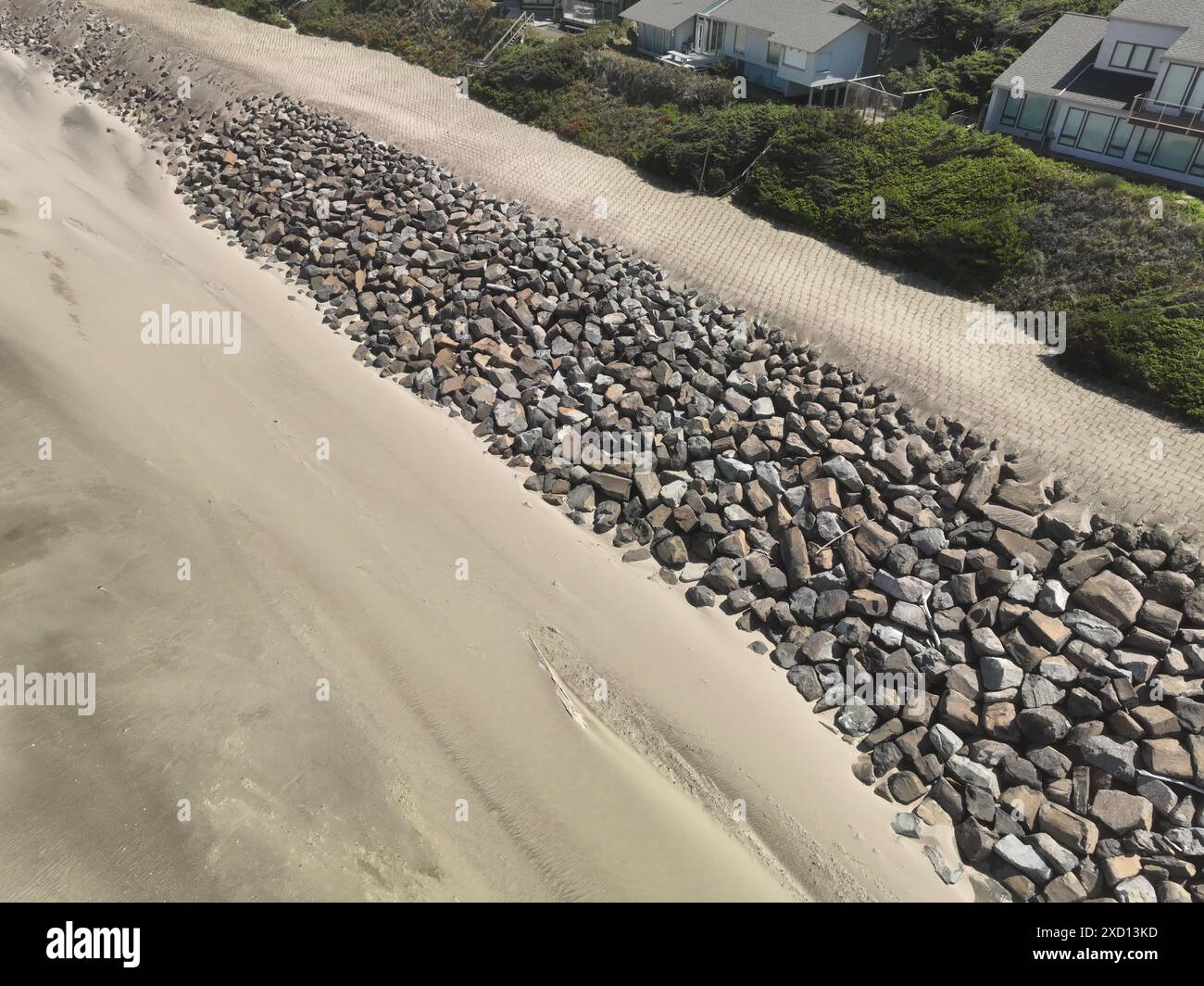 Beach erosion, mitigation,restoration and riprap construction at ...