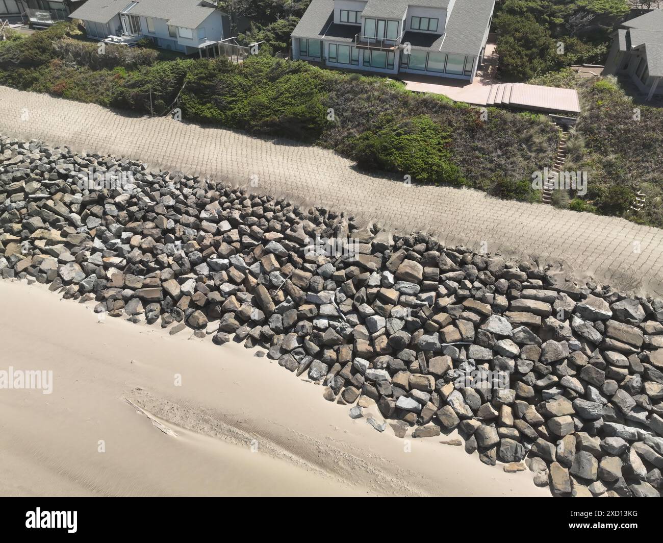 Beach erosion, mitigation,restoration and riprap construction at ...
