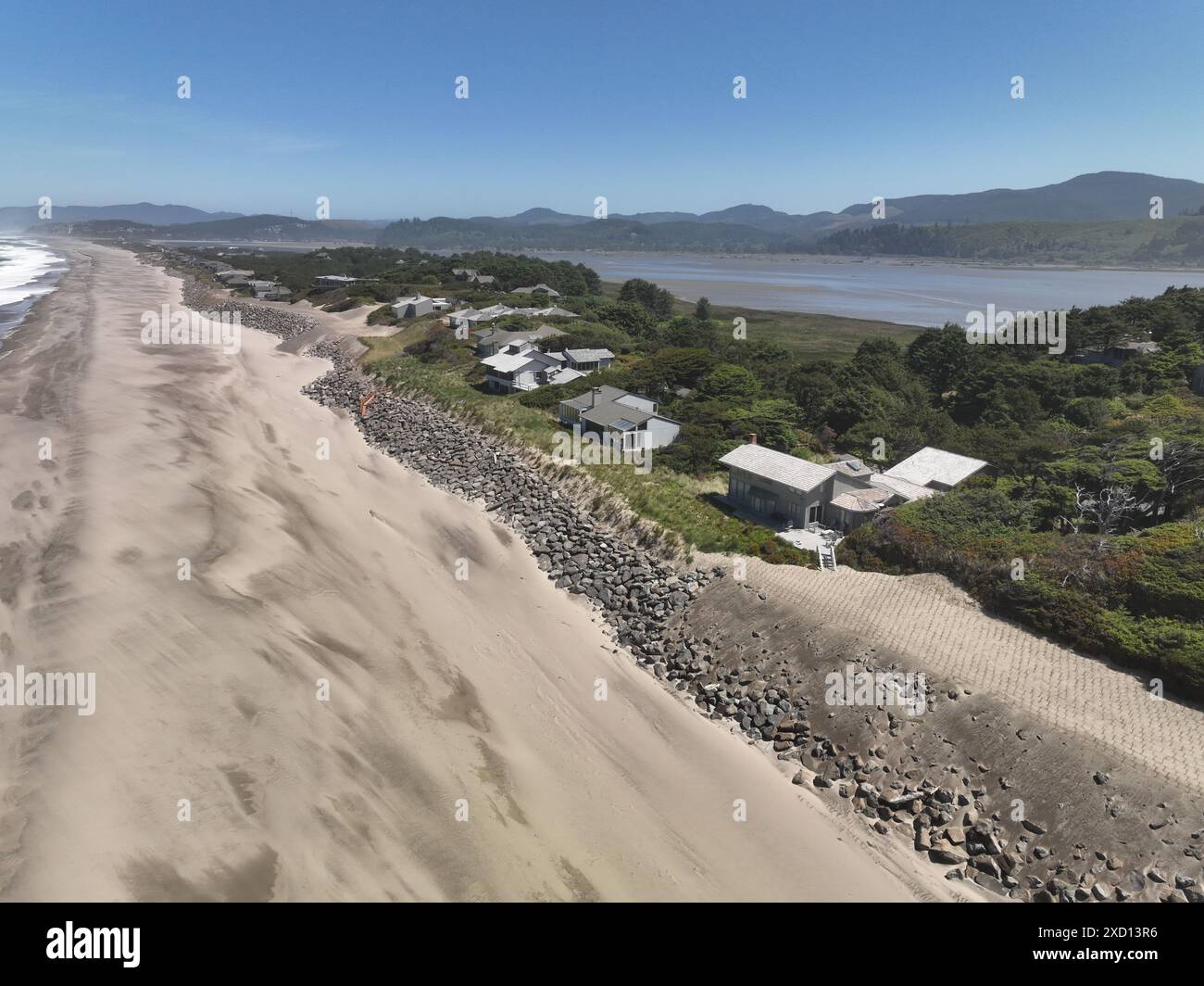 Beach erosion, mitigation,restoration and riprap construction at ...