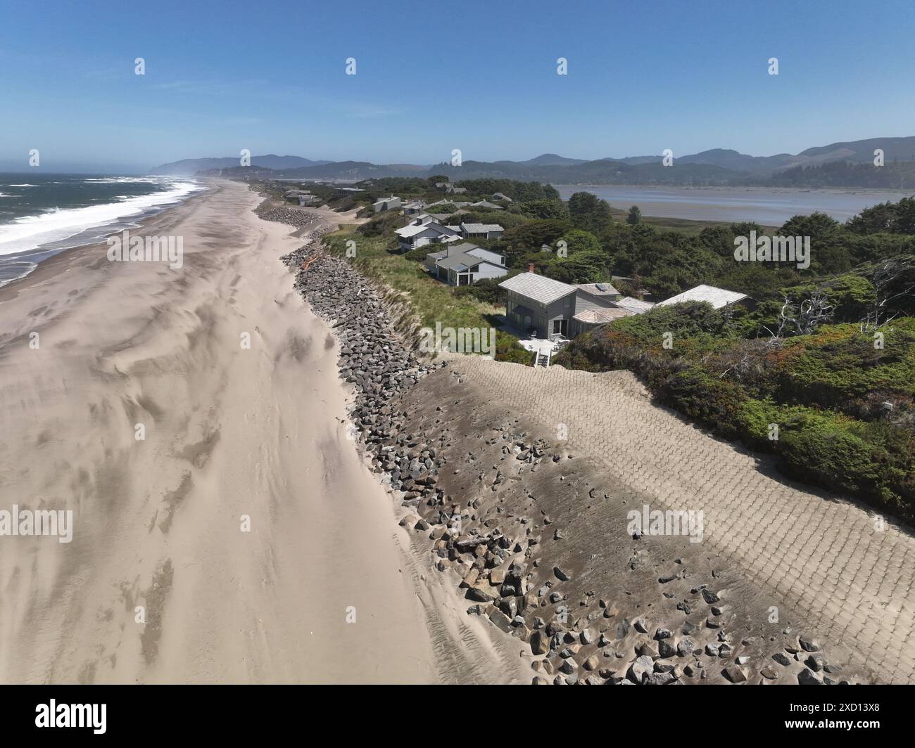 Beach erosion, mitigation,restoration and riprap construction at ...