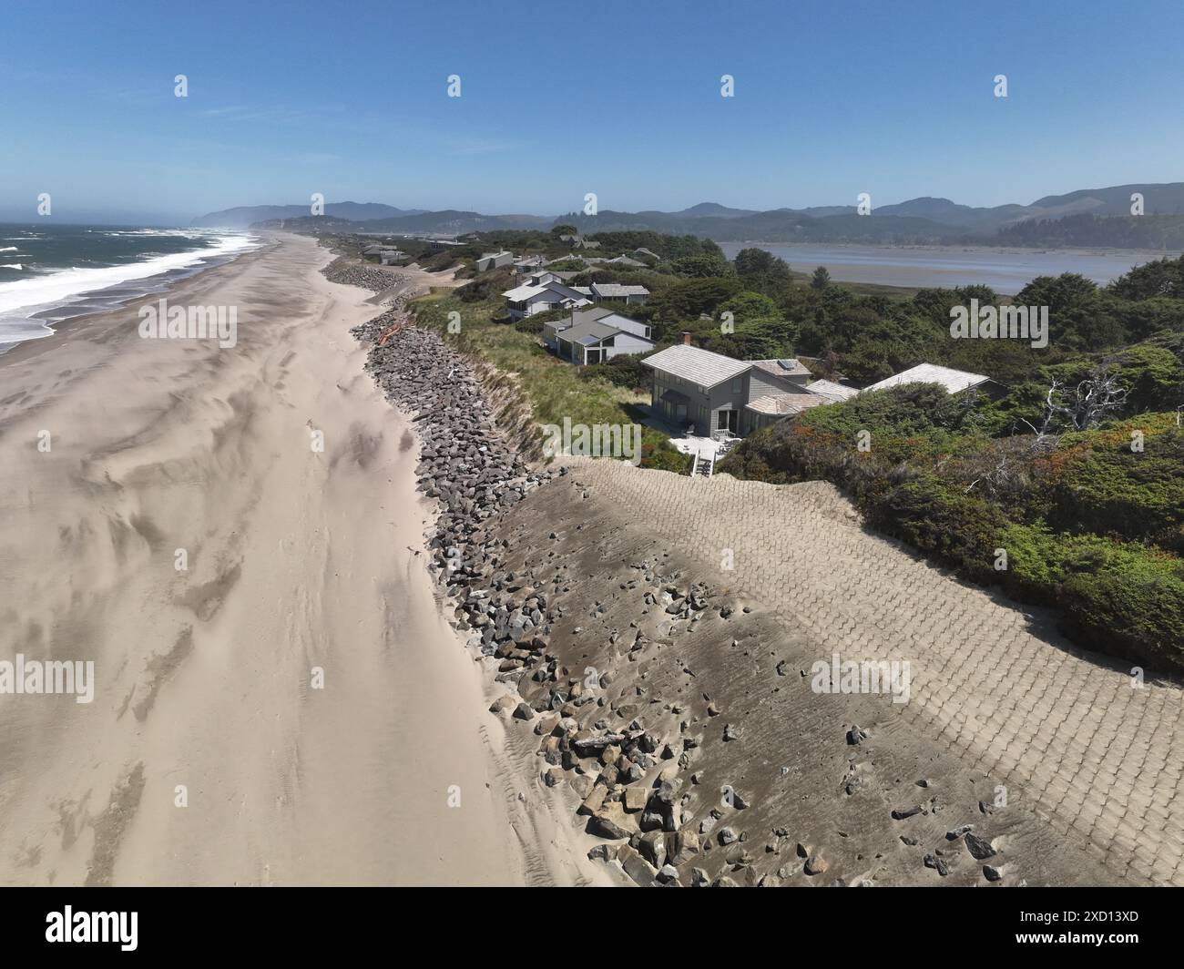 Beach erosion, mitigation,restoration and riprap construction at ...