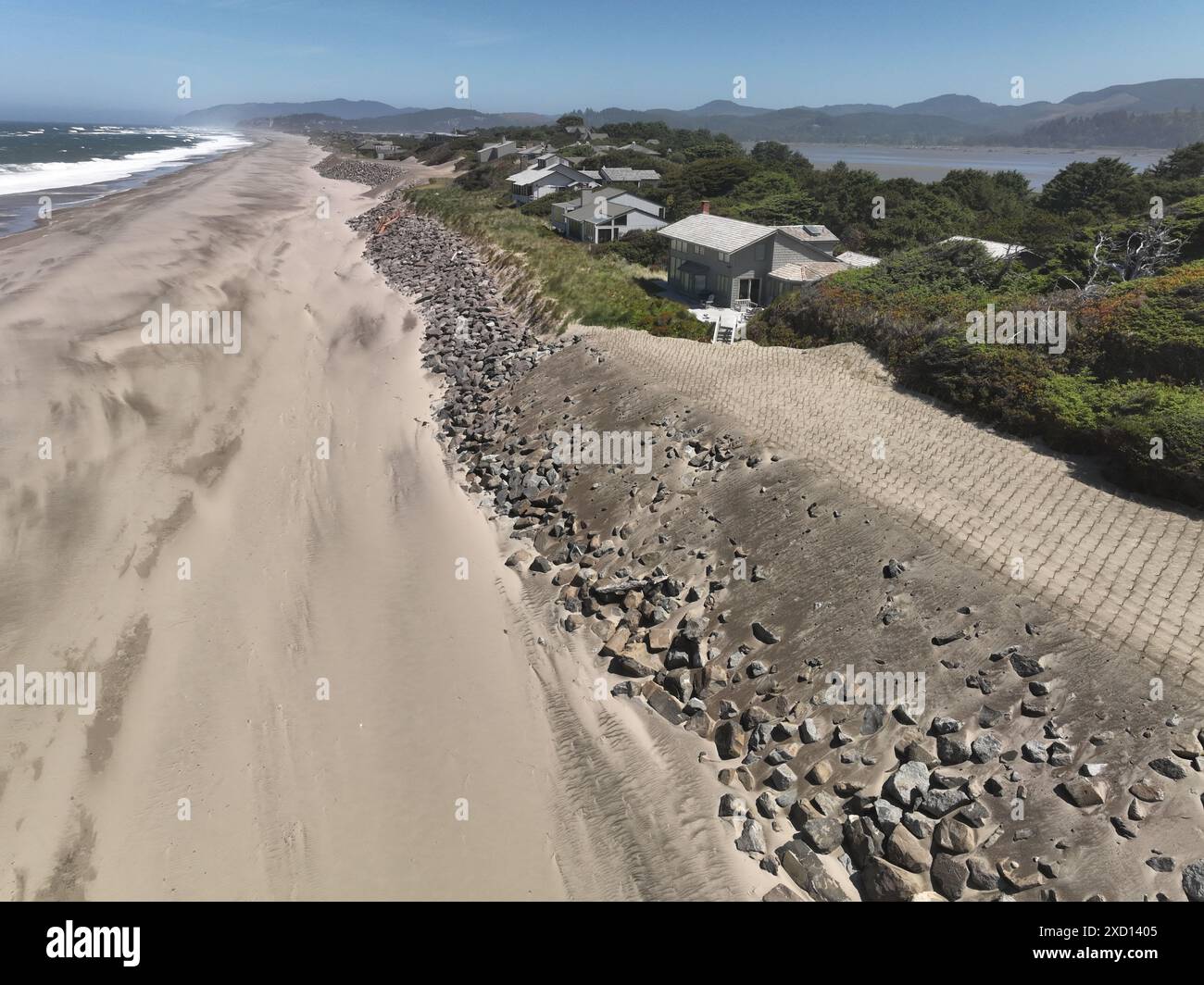 Beach erosion, mitigation,restoration and riprap construction at ...