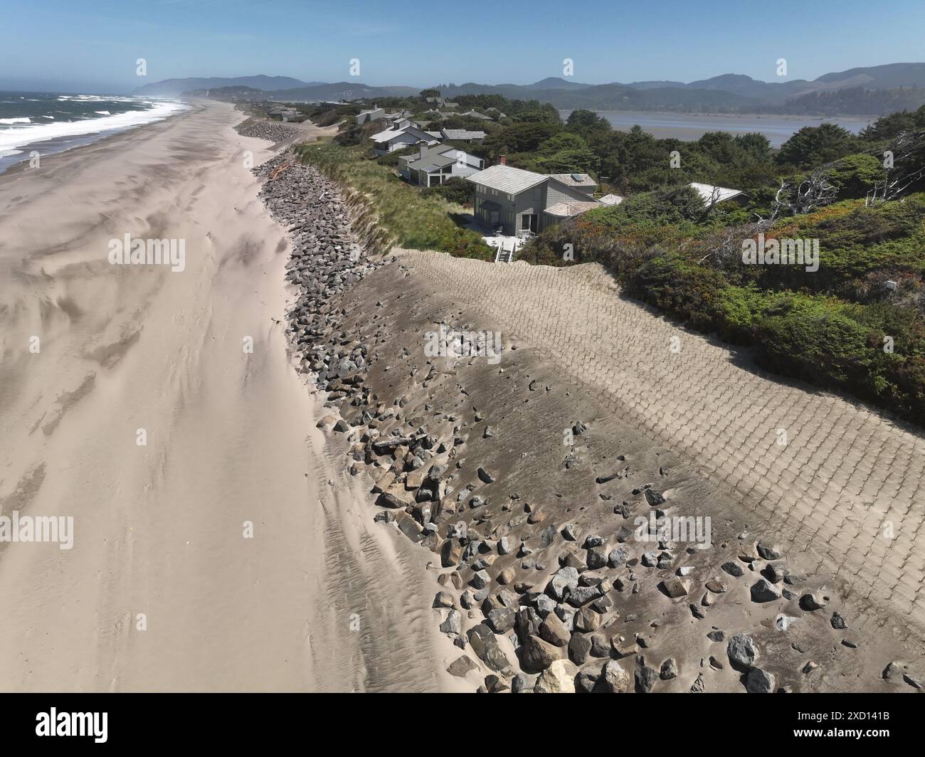 Beach erosion, mitigation,restoration and riprap construction at ...