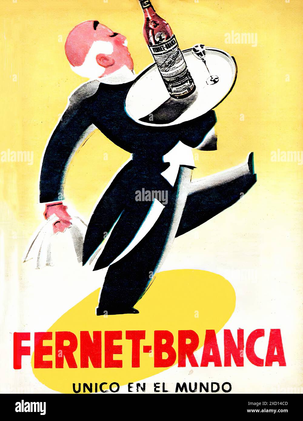 Fernet-Branca Unico en el mundo - Vintage Advertising Print Poster ...