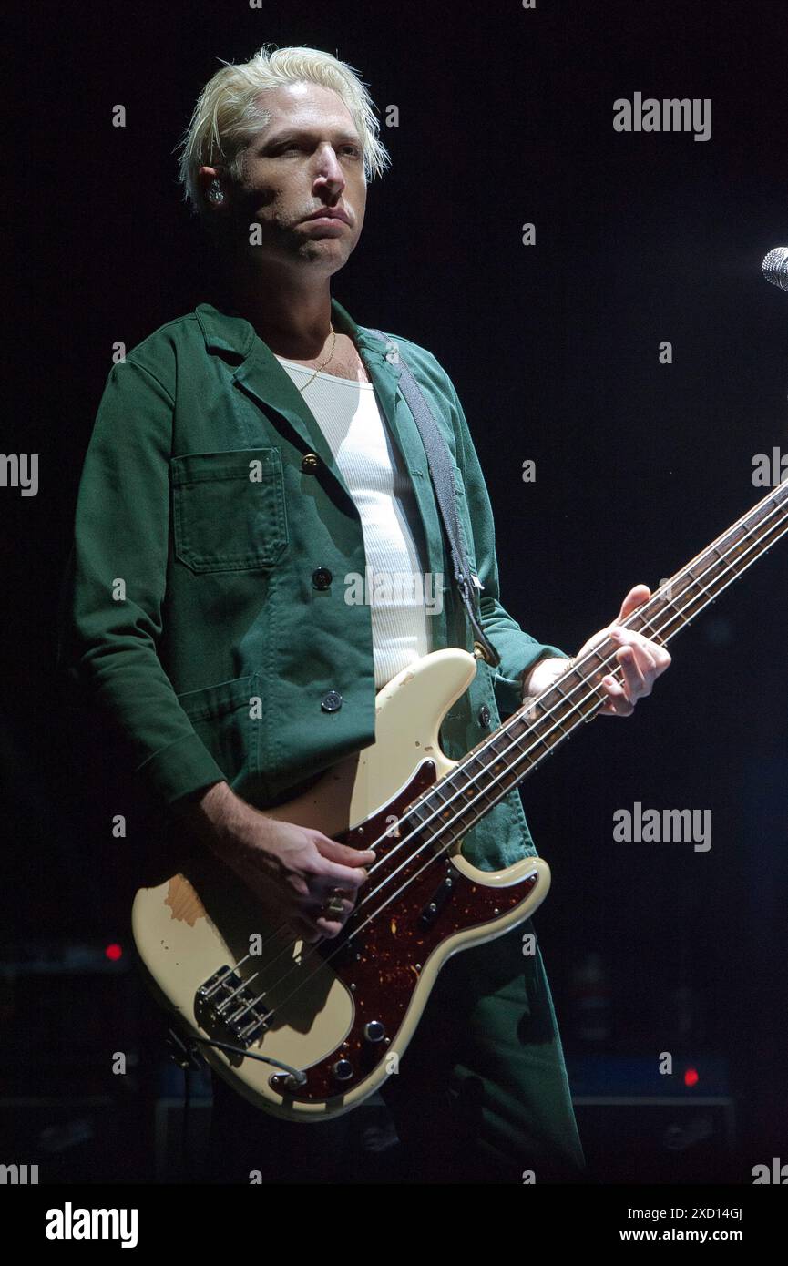 May 7, 2024 - Wilmington, North Carolina; USA - Bass Guitarist MICHAEL ...