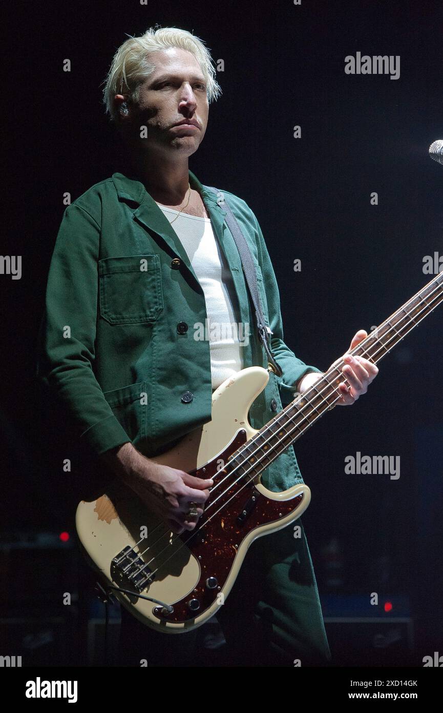 May 7, 2024 - Wilmington, North Carolina; USA - Bass Guitarist MICHAEL ...
