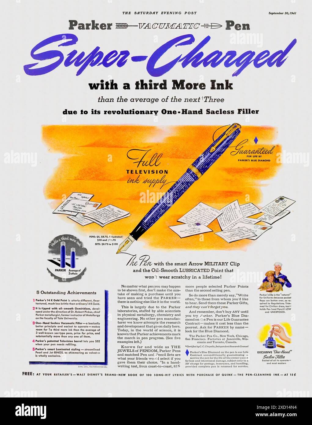 Parker pen poster hi-res stock photography and images - Alamy