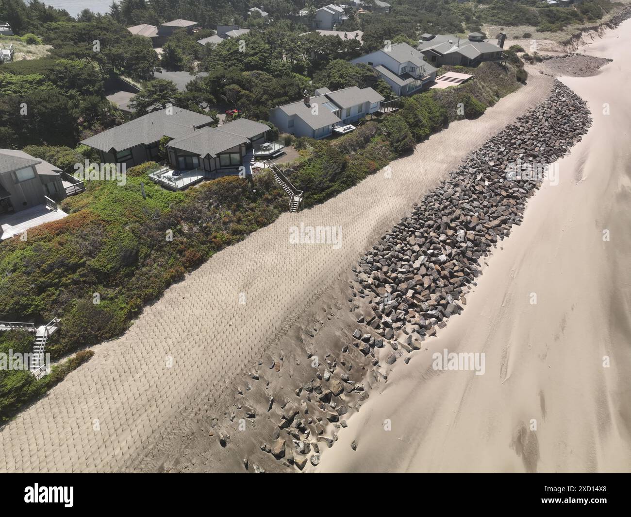 Beach erosion, mitigation,restoration and riprap construction at ...