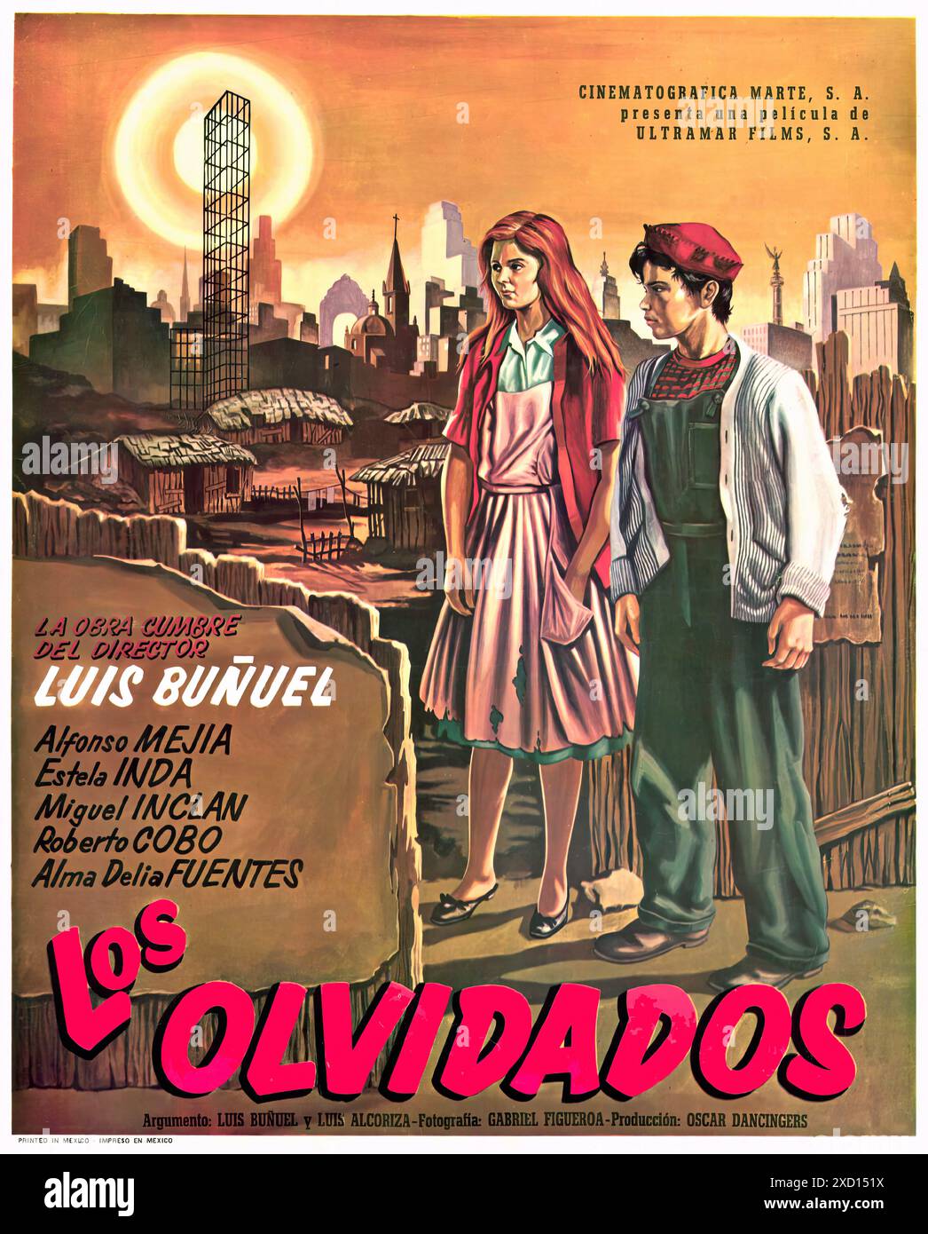 Film poster for Buñuel's Los olvidados , 1964 - Vintage Print Poster ...