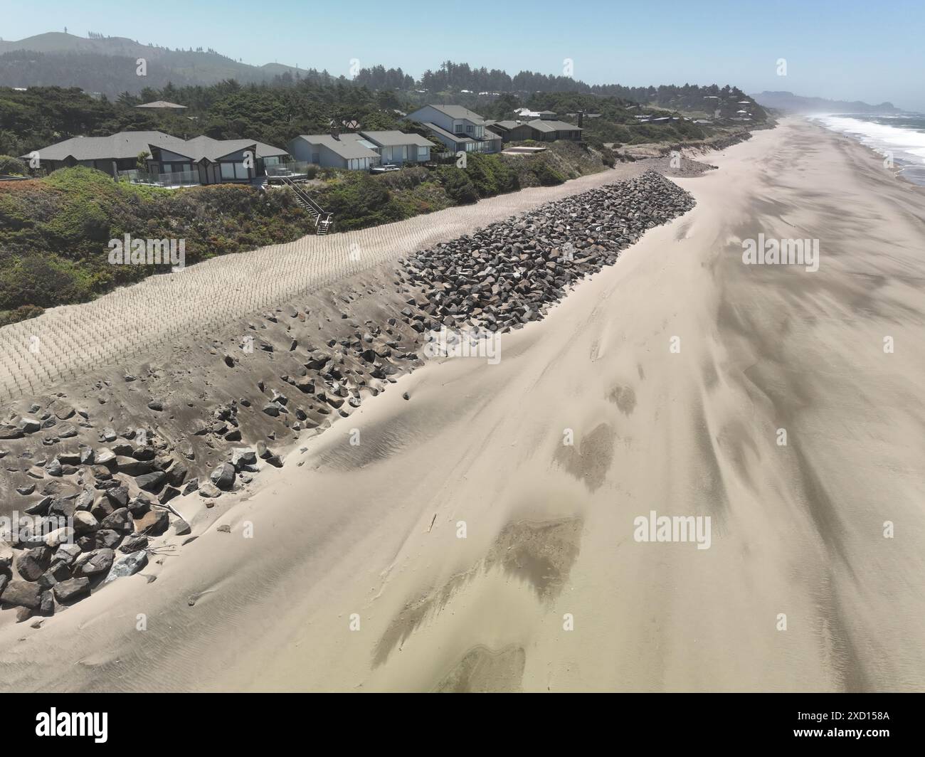 Beach erosion, mitigation,restoration and riprap construction at ...
