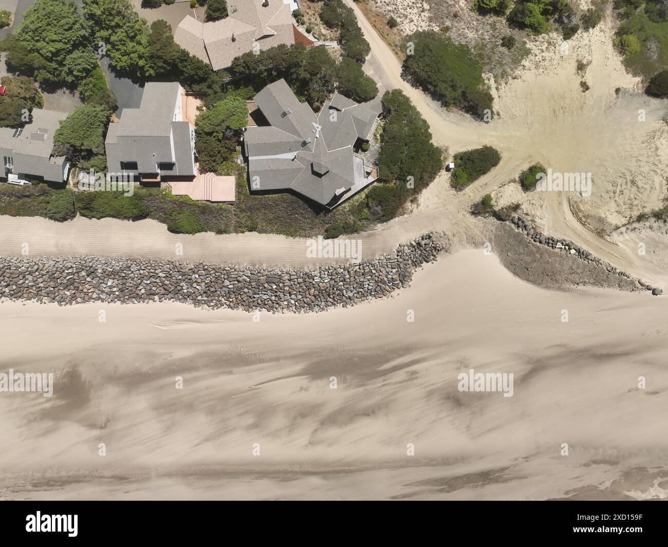 Beach erosion, mitigation,restoration and riprap construction at ...