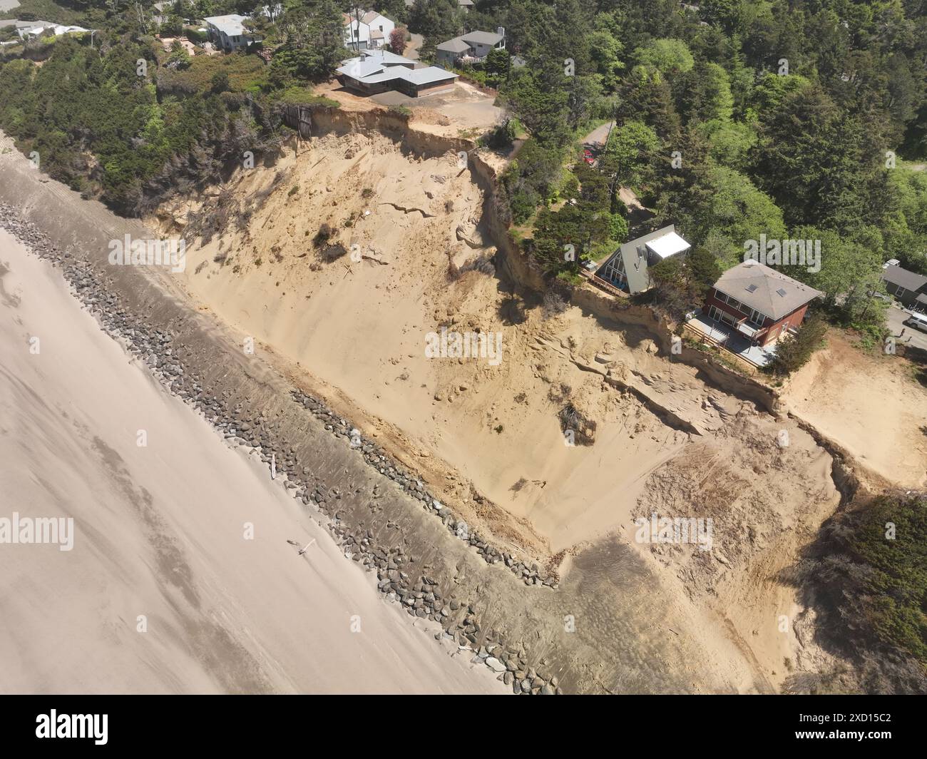 Beach erosion, mitigation,restoration and riprap construction at ...