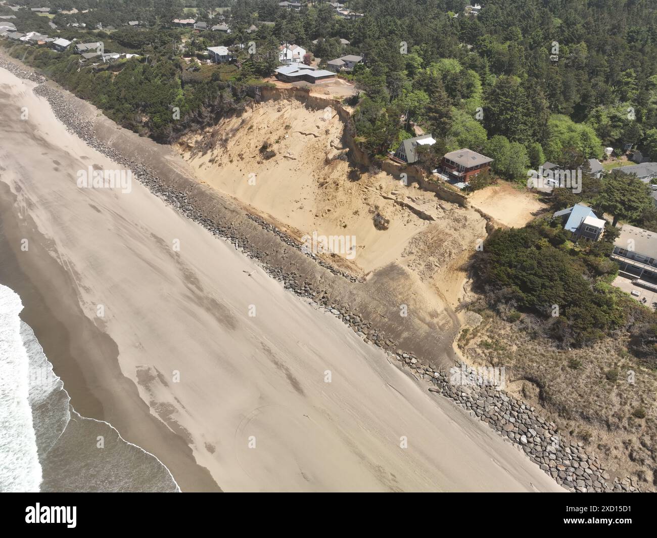 Beach erosion, mitigation,restoration and riprap construction at ...
