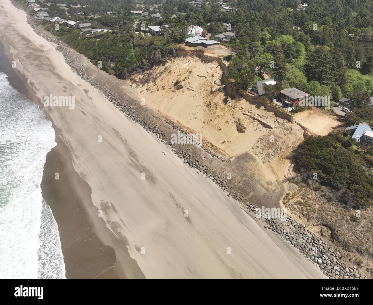 Beach erosion, mitigation,restoration and riprap construction at ...