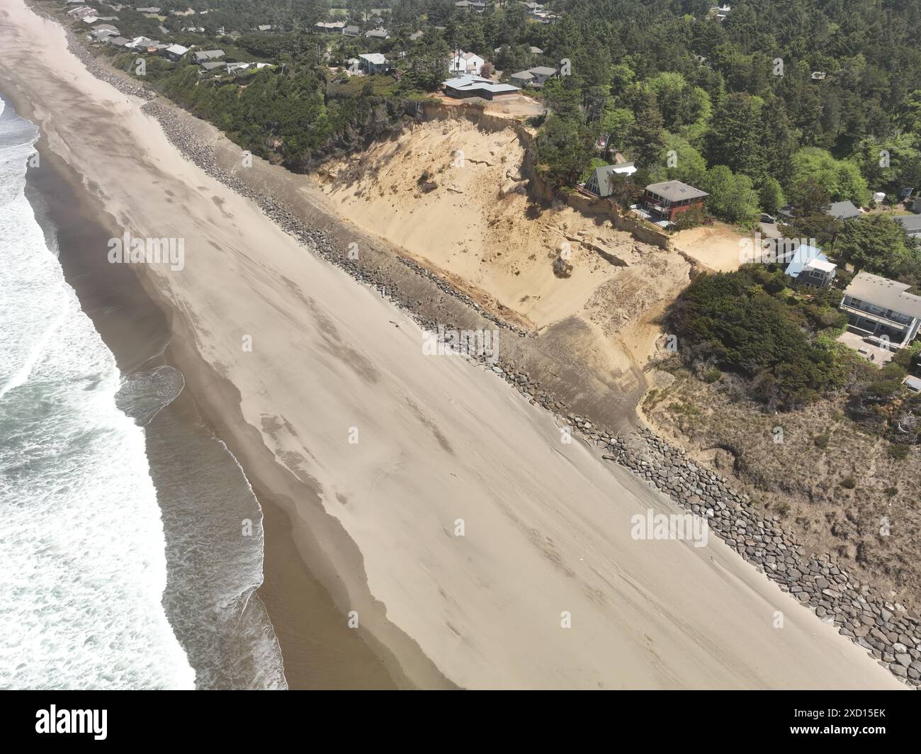 Beach erosion, mitigation,restoration and riprap construction at ...