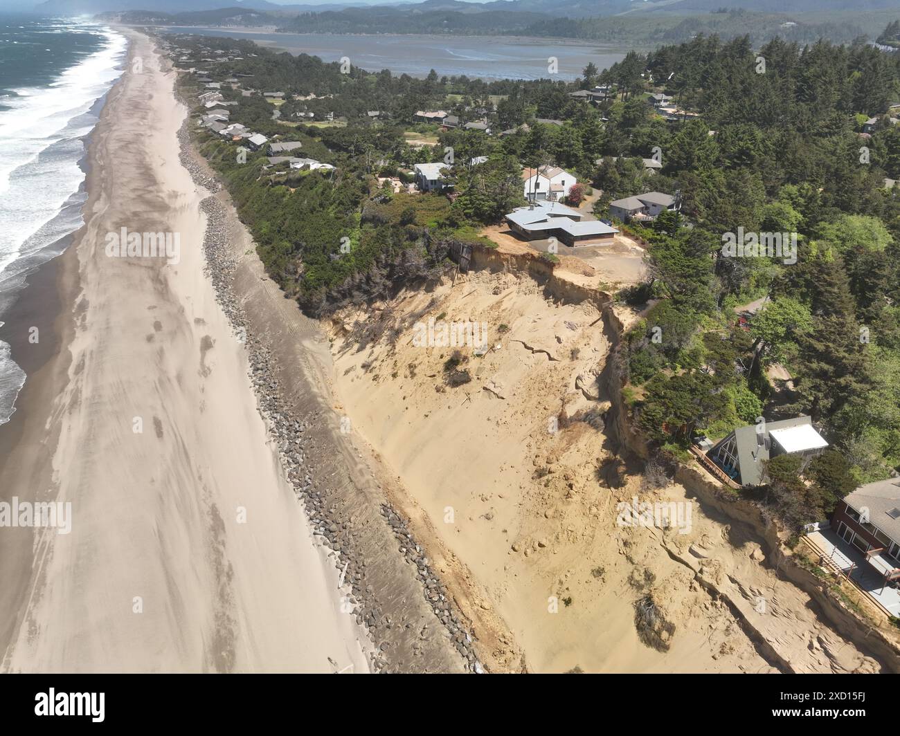 Beach erosion, mitigation,restoration and riprap construction at ...