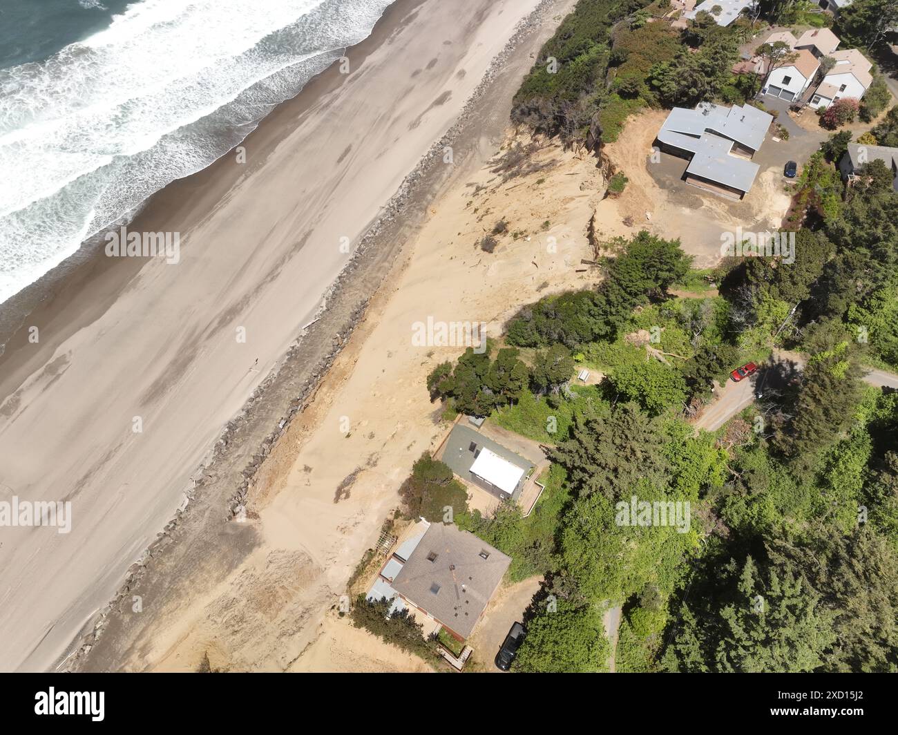 Beach erosion, mitigation,restoration and riprap construction at ...