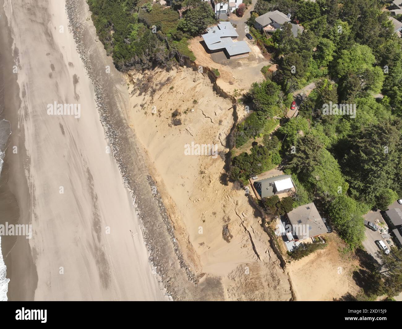 Beach erosion, mitigation,restoration and riprap construction at ...