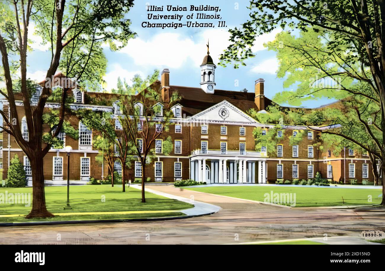 University of illinois poster hi-res stock photography and images - Alamy